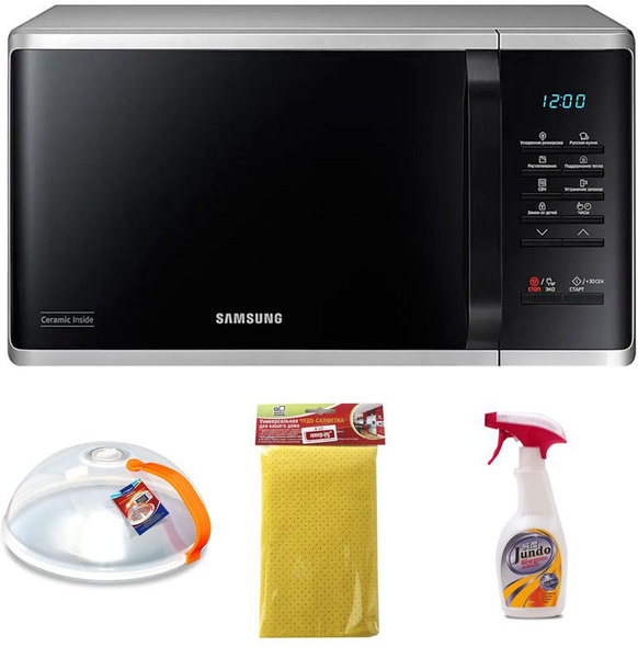 Микроволновая печь Samsung MS23K3513AS + комплект аксессуаров ...