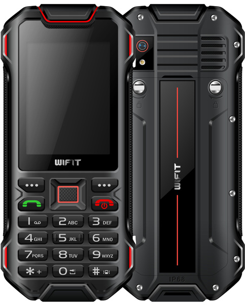 Мобильный телефон WIFIT WiRug F1, красный - купить по выгодной цене в ...