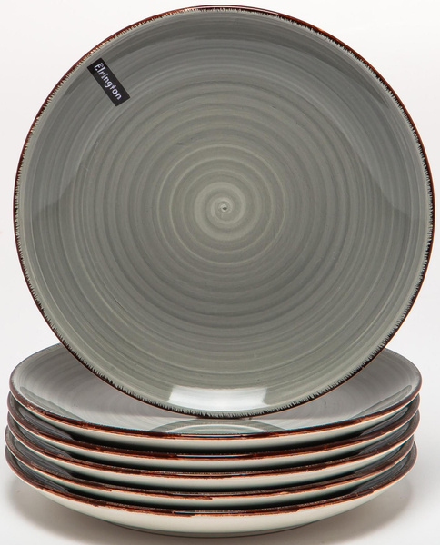 Набор тарелок Lux Farfor, Керамика, диаметр 19 см - купить по низким цене в интернет-магазине ...