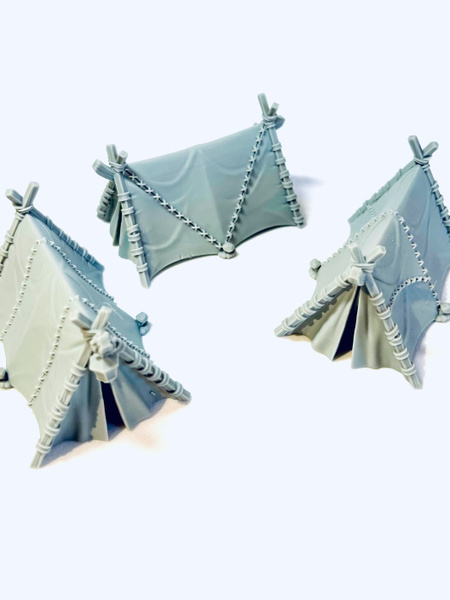 Terrain (Террейн) Camp Tent - Палатки (3 предмета) (Днд, НРИ, DND ...