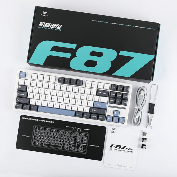 Вопросы и ответы о Игровая клавиатура беспроводная AULA F87 ...