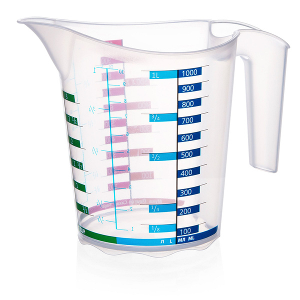 Емкость мерная Elfplast, 1000 мл, Пищевой пластик, прозрачный купить c доставкой на OZON по ...