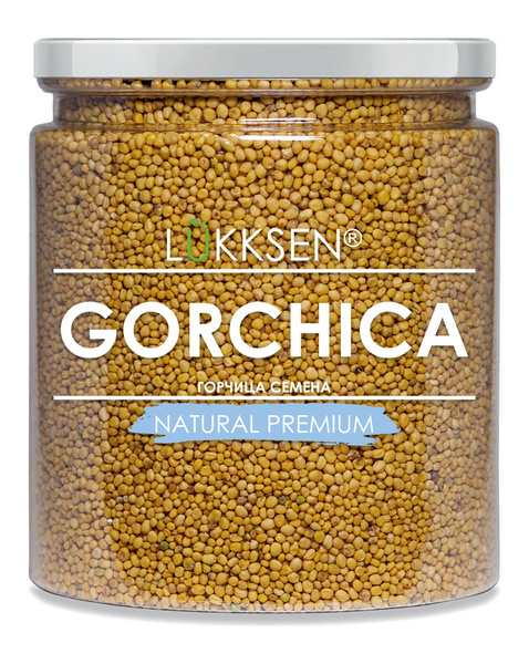 Lukksen Горчица Классическая Столовая 380г 1шт купить с доставкой