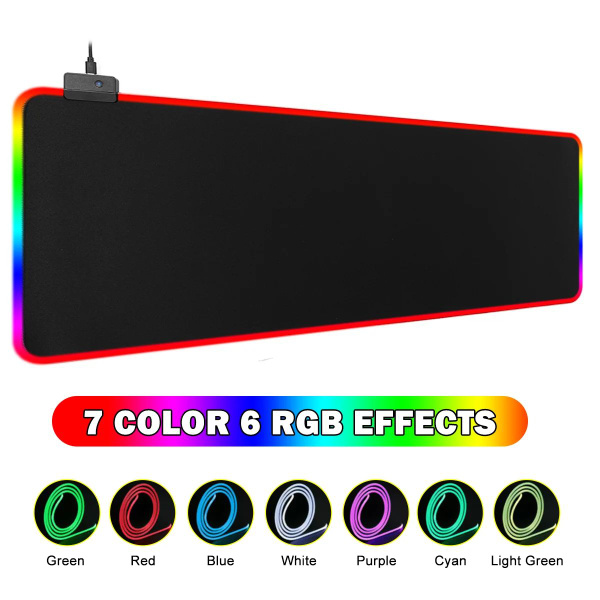 коврик для мышки с подсветкой 800х300,RGB фоновая подсветка,большой ...