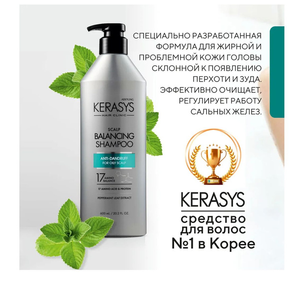 Шампунь против перхоти балансирующий Керасис Scalp Balancing Shampoo ...