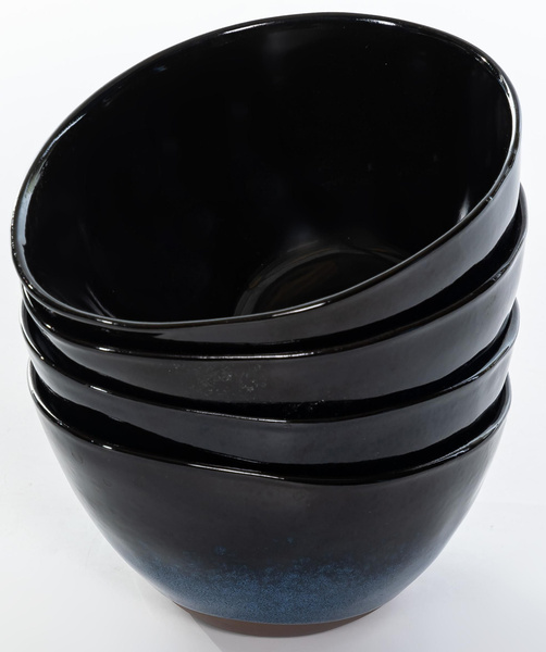 Набор салатников Lux Farfor "Эксклюзивный неповторяющийся рисунок на каждой тарелке", 440 мл ...