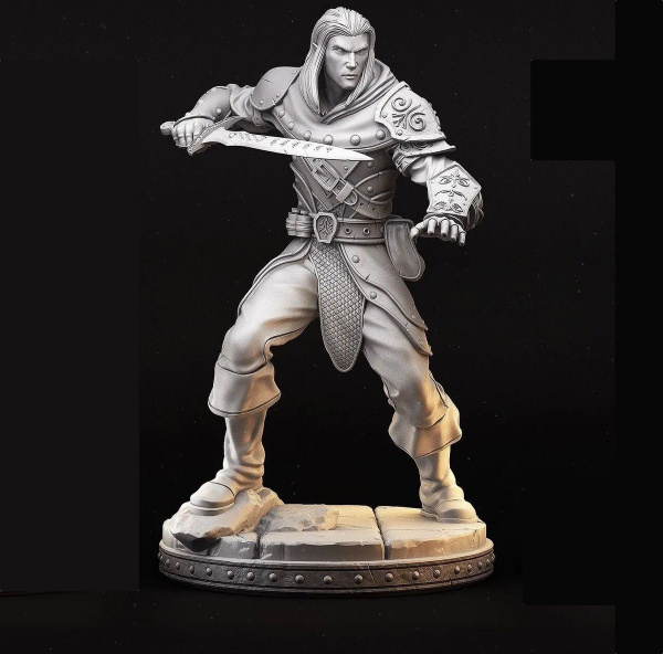 Игровая миниатюра Эльф Ettrian Male Elf - Primal Collection 75mm ...