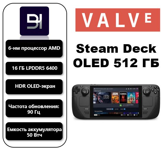 Вопросы и ответы о Портативная игровая консоль Steam Deck OLED, 512 GB – OZON (1553208561)