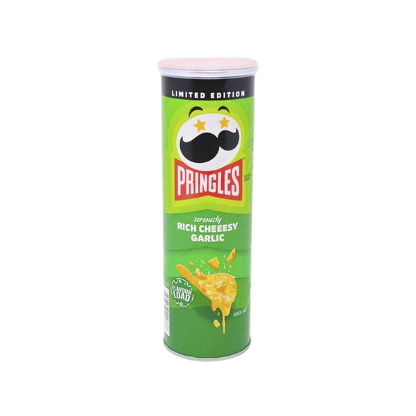 Чипсы картофельные Pringles Rich Cheesy Garlic со вкусом насыщенного ...
