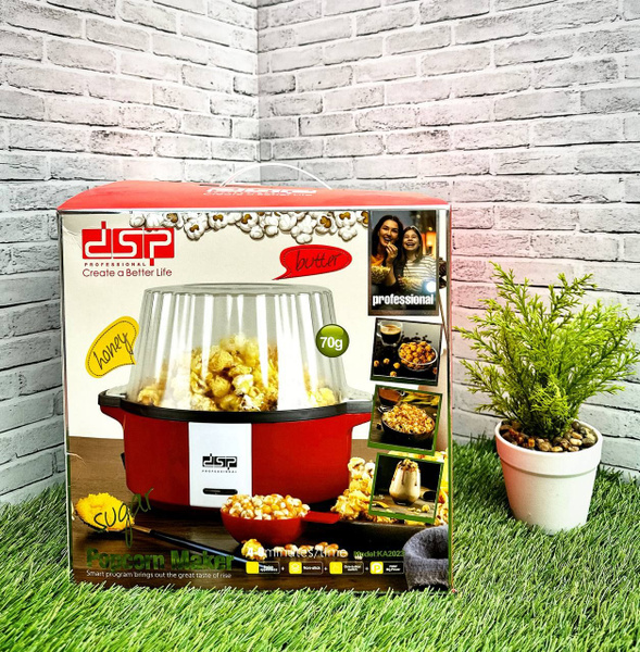 Попкорница DSP KA2023/попкорнмейкер - купить с доставкой по выгодным ценам в интернет-магазине ...