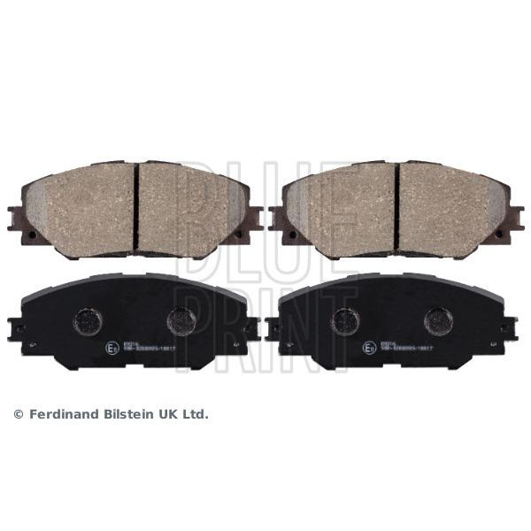 Колодки тормозные дисковые передние для Toyota Auris 2006-2010, Тойота ...