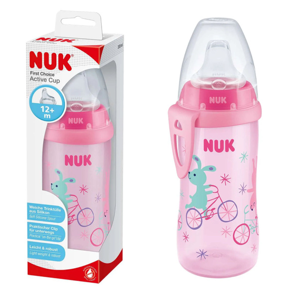 Поильник Nuk Active Зайчик 300 мл c 12 месяцев 10751377 - купить с ...