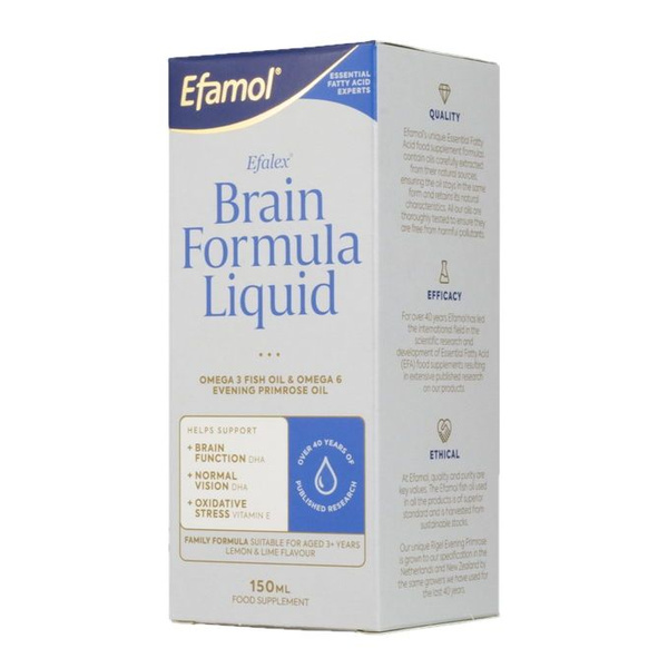 Efamol (Efalex) Brain Formula (Эфамол в сиропе), 150 мл Англия - купить с доставкой по выгодным ...