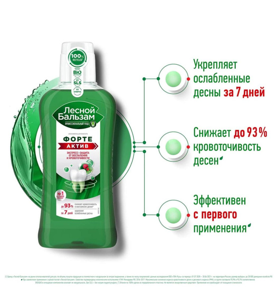 Лесной бальзам Ополаскиватель для полости рта - купить с доставкой по ...