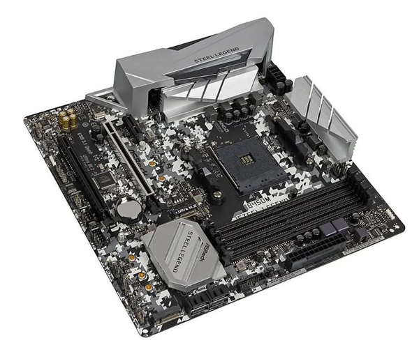 Материнская плата ASRock B450M Steel Legend купить по низкой цене с ...