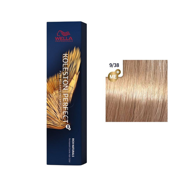 Wella Koleston Perfect ME+ 9/38 - Стойкая краска светлая сепия 60 мл ...