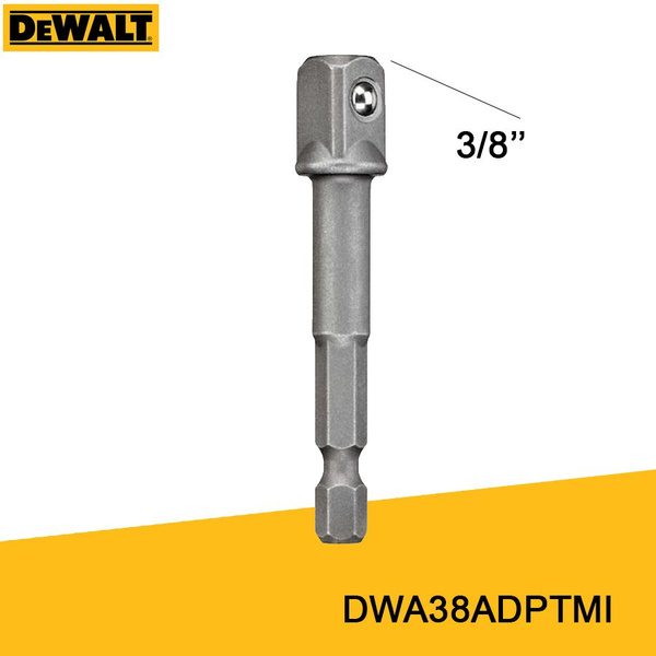 DEWALT Адаптер для бит 1/4'',квадратного адаптера 3/8'' DWA38ADPTMI ...
