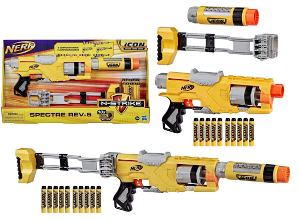 Hasbro Бластер NERF N-Strike Icon Series Spectre Rev-5 N8885 - купить с ...