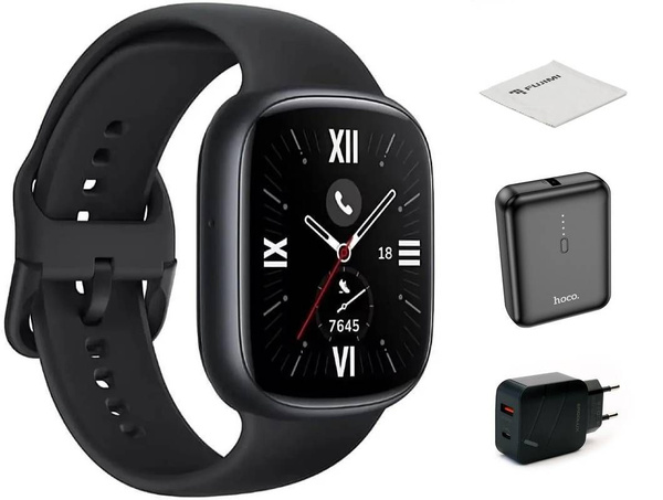 Купить смарт-часы Honor Watch 4 TMA-B19 Black + комплект аксессуаров ...
