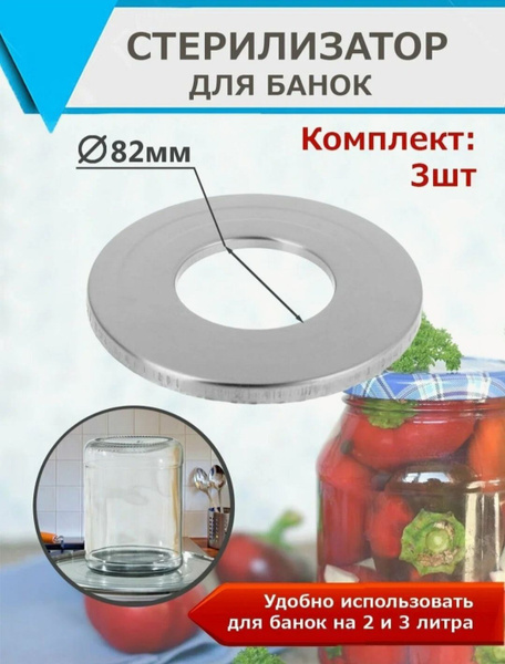Стерилизатор для банок, 3 предм. - купить с доставкой по выгодным ценам ...