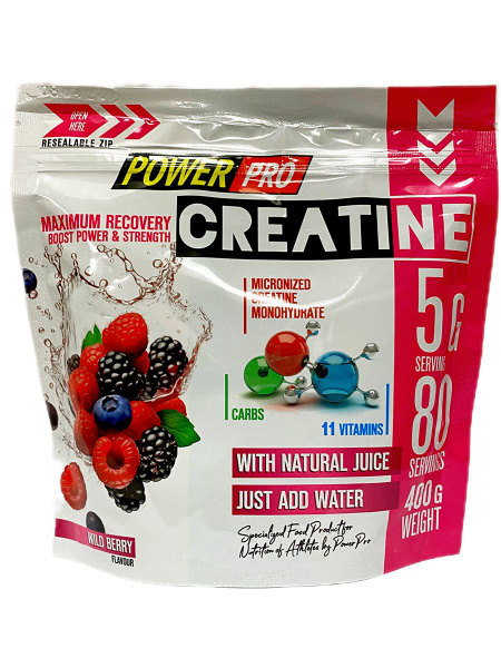 Креатин Power Pro Creatine Maximum Recovery 400 г Дикие ягоды - купить ...