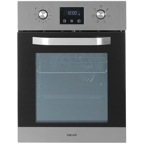 Электрический духовой шкаф DEXP 1YLO45DS серебристый 50 л, независимый, до 250 C, дисплей, гриль ...