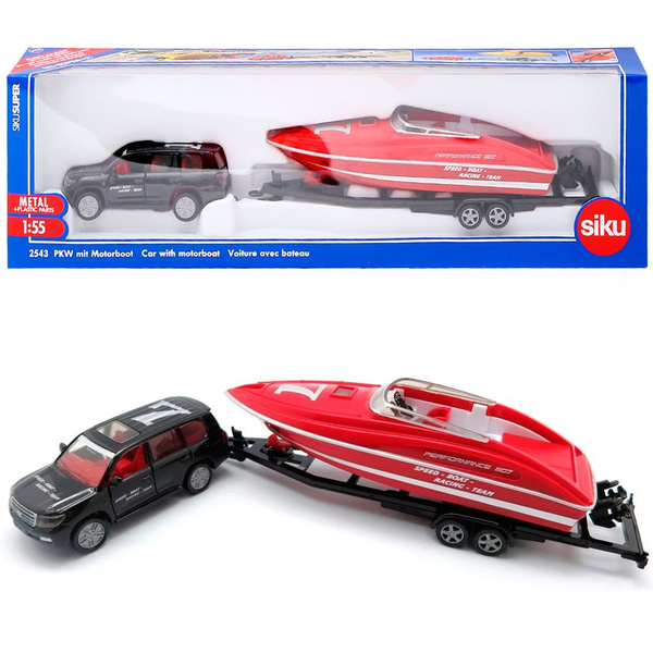 Siku Машина Toyota с катером (1:55) - купить с доставкой по выгодным ценам в интернет-магазине ...