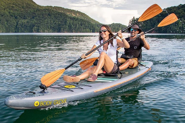 Весло для SUP-доски Body Glove трансформер сап/каяк 4х составное - купить с доставкой по ...