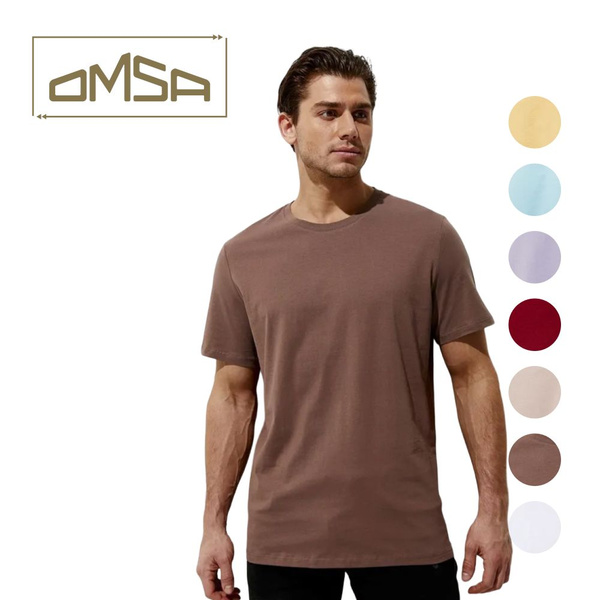 Футболка Omsa, размер 56, цвет коричневый, 100% Хлопок - купить по выгодной цене в интернет ...