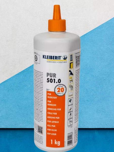 Клей монтажный Kleiberit (Клейберит) 501.0, полиуретановый, D4 1кг ...
