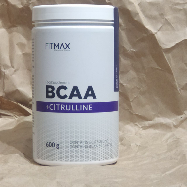 БЦАА с цитруллином FitMax - BCAA + Cytrulline (600 г) - Вкус Чёрная смородина - купить с ...