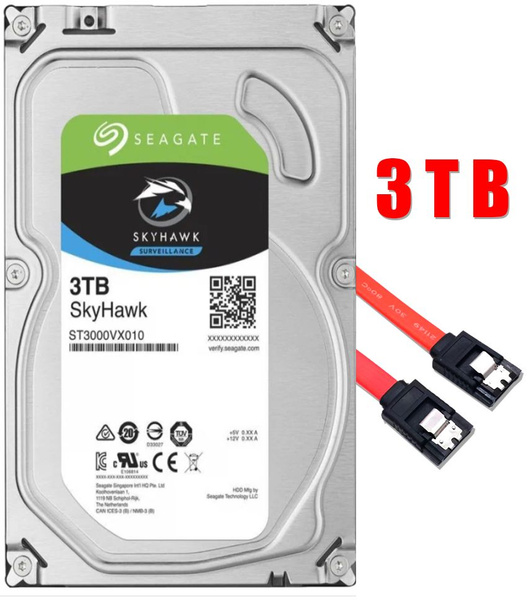Seagate 3 ТБ Внутренний жесткий диск ST3000VX010 (2DT166) HDD 3 ТБ ...