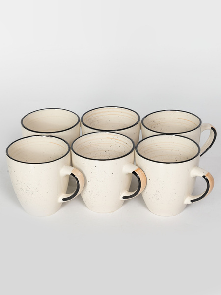 Набор кружек Lux Farfor "эксклюзивный рисунок на каждой кружке", 400 мл купить c доставкой на ...