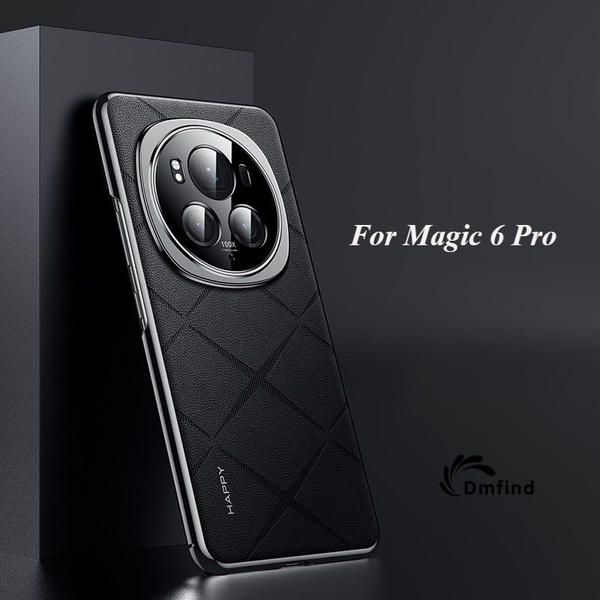Роскошная стильная кожа чехол для Honor Magic 6 Pro (Хонор Магик 6 Про ...