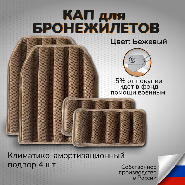 КАПы для бронежилета комплект грудь/спина/ бока Амортизационные подпоры ...