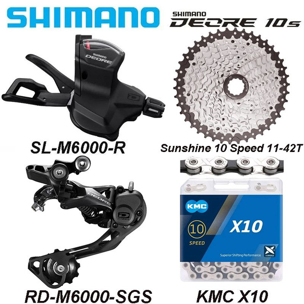 Shimano Deore M6000, группа 1x10-скоростей, переключение SL-R/RD-SGS (С ...