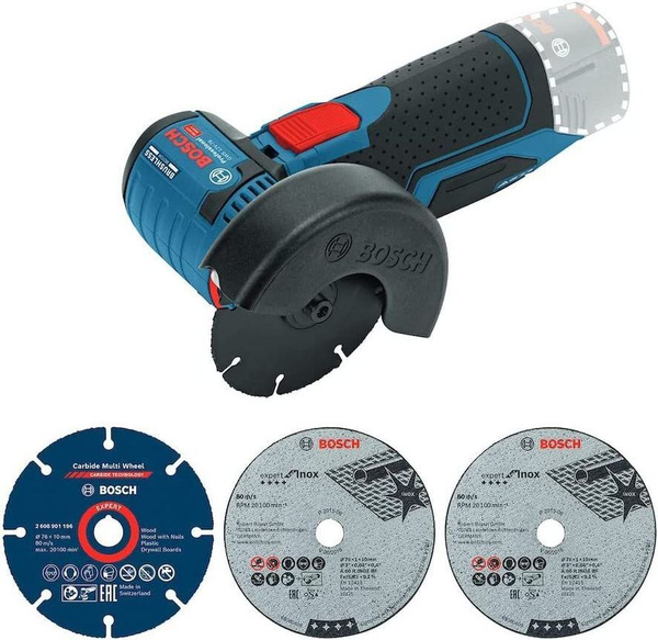 Шлифмашина угловая Bosch GWS 12V-76, без акк и з/у, 12В, 76мм ...