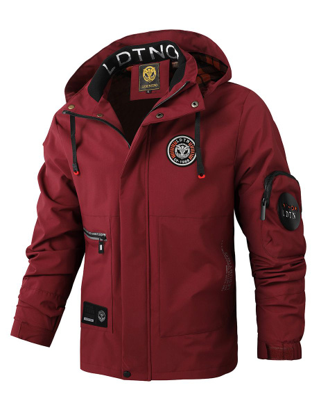 Куртка рабочая Женский, Мужской LEDUNTINO, размер 50 винно-красный ...