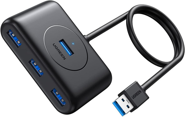 UGREEN 1Meter Long Cable 4 Port USB Hub USB 3.0 Splitter - Кабель ...