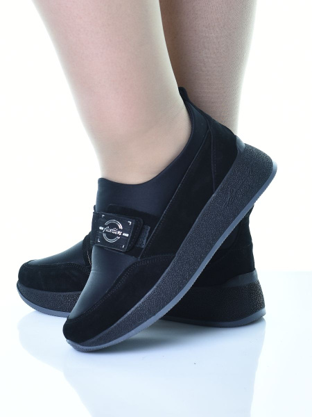 Туфли Женский Ascalini Замша натуральная, размер 41 Платформа 7 Россия Без застёжки купить c ...