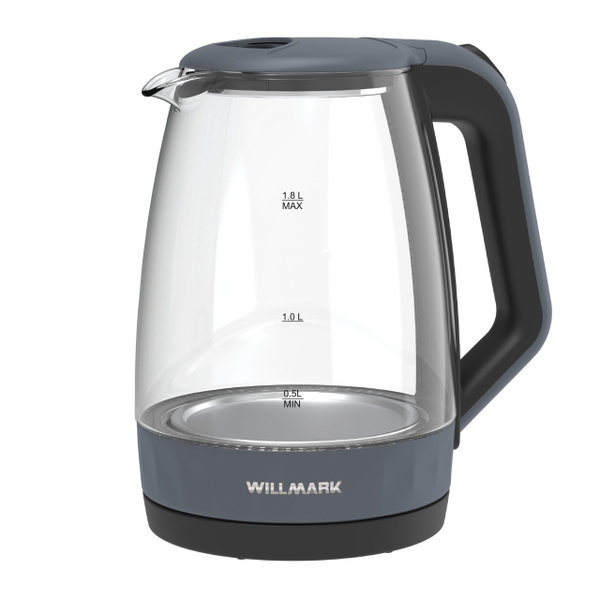WILLMARK Электрический чайник WEK-1823G_серо-черный, черно-серый купить на OZON по низкой цене ...