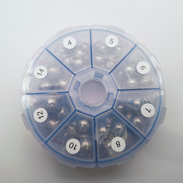 Набор рыболовных грузил "Чебурашка" разборная 4, 5, 6, 7, 8, 10, 12, 14 ...