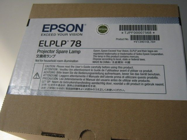 Epson ELPLP78 оригинальная лампа с оригинальным модулем - купить с ...