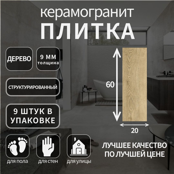 Керамогранит Grasaro G-711, коллекция: Woodland купить на OZON по ...