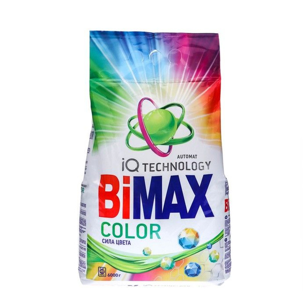 Стиральный порошок BiMax Color, автомат, 6 кг - купить с доставкой по выгодным ценам в интернет ...