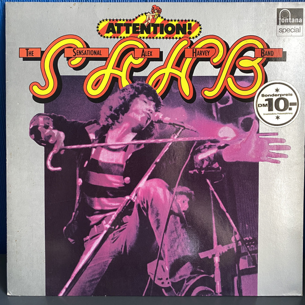 The Sensational Alex Harvey Band. Attention! 1969-1976 (NM) ПЕРВОПРЕСС! 1977 (LP) Виниловая ...
