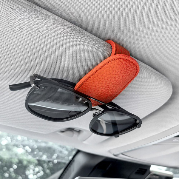 Держатель для очков в автомобиль зажим на козырек авто G0537-orange ...