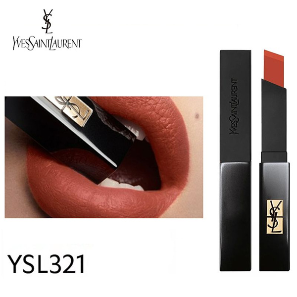 YVES SAINT LAURENT Коллекция черных тюбиков Матовая помада, #321, 2 г ...