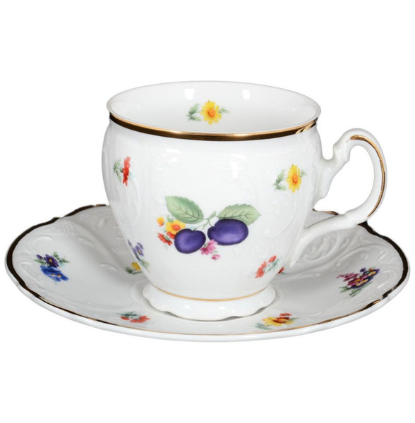 Набор чайный Thun "Сливы", на 1 перс. - купить по выгодной цене в интернет-магазине OZON ...