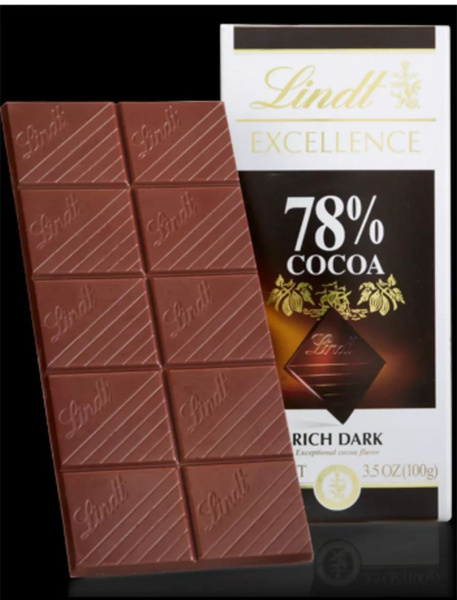 Шоколад темный Lindt Excellence с апельсином 2 шт х 100 гр (Франция ...
